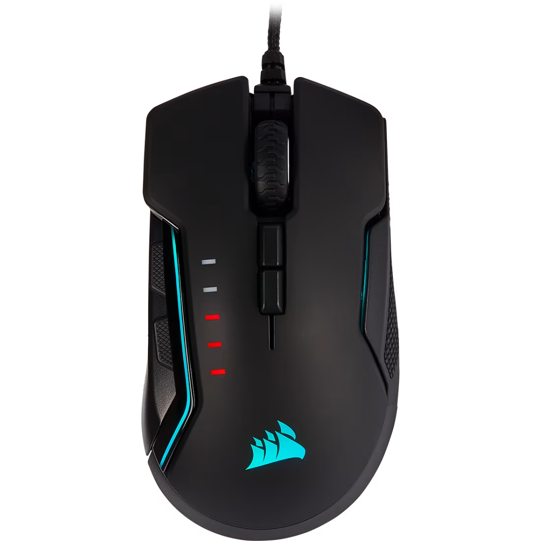 CORSAIR GLAIVE PRO RGB Wired Gaming Mouse - Aluminum Black