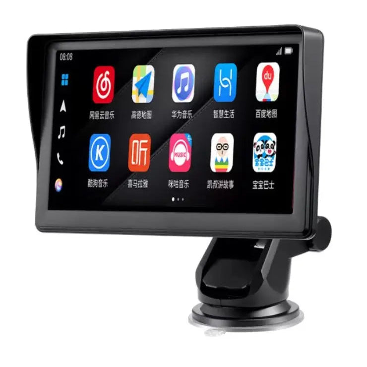 7-Inch Portable Car Player with Apple CarPlay, Android Auto & Touch Sc