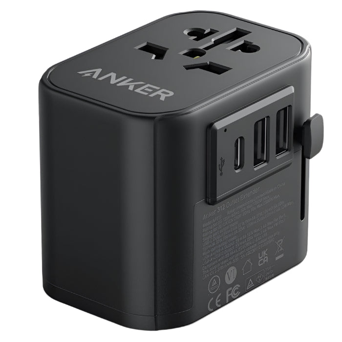 Anker 312 Outlet Extender - Black