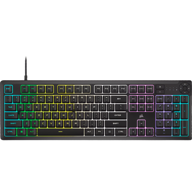 CORSAIR K55 CORE RGB Wired Gaming Keyboard - Black