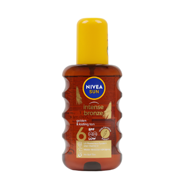Nivea Sun Carotene Tanning Oil Spray SPF 6, 200ml