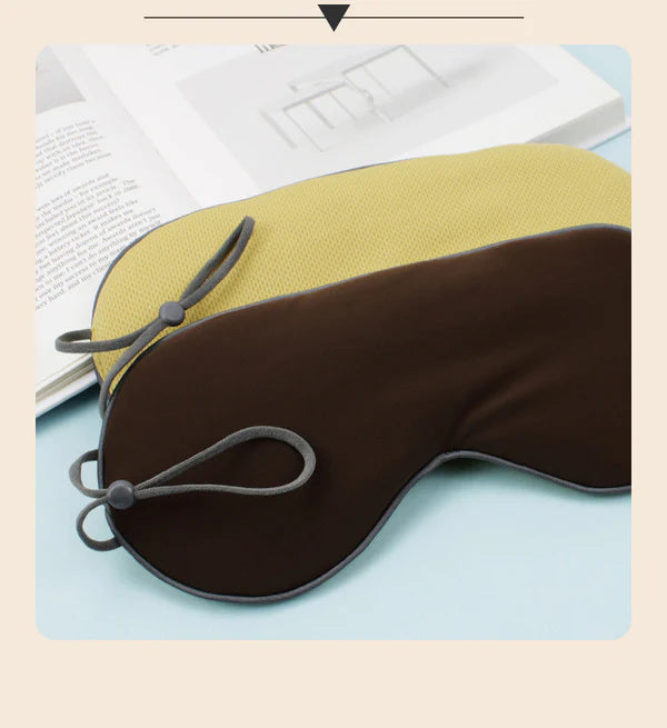Double-Sided Sleep Mask With Adjustable Straps